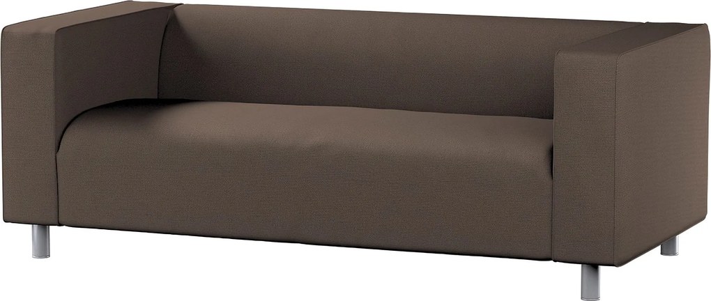 Potah na pohovku IKEA  Klippan 2-místná barva hnědá látka pletený vzor