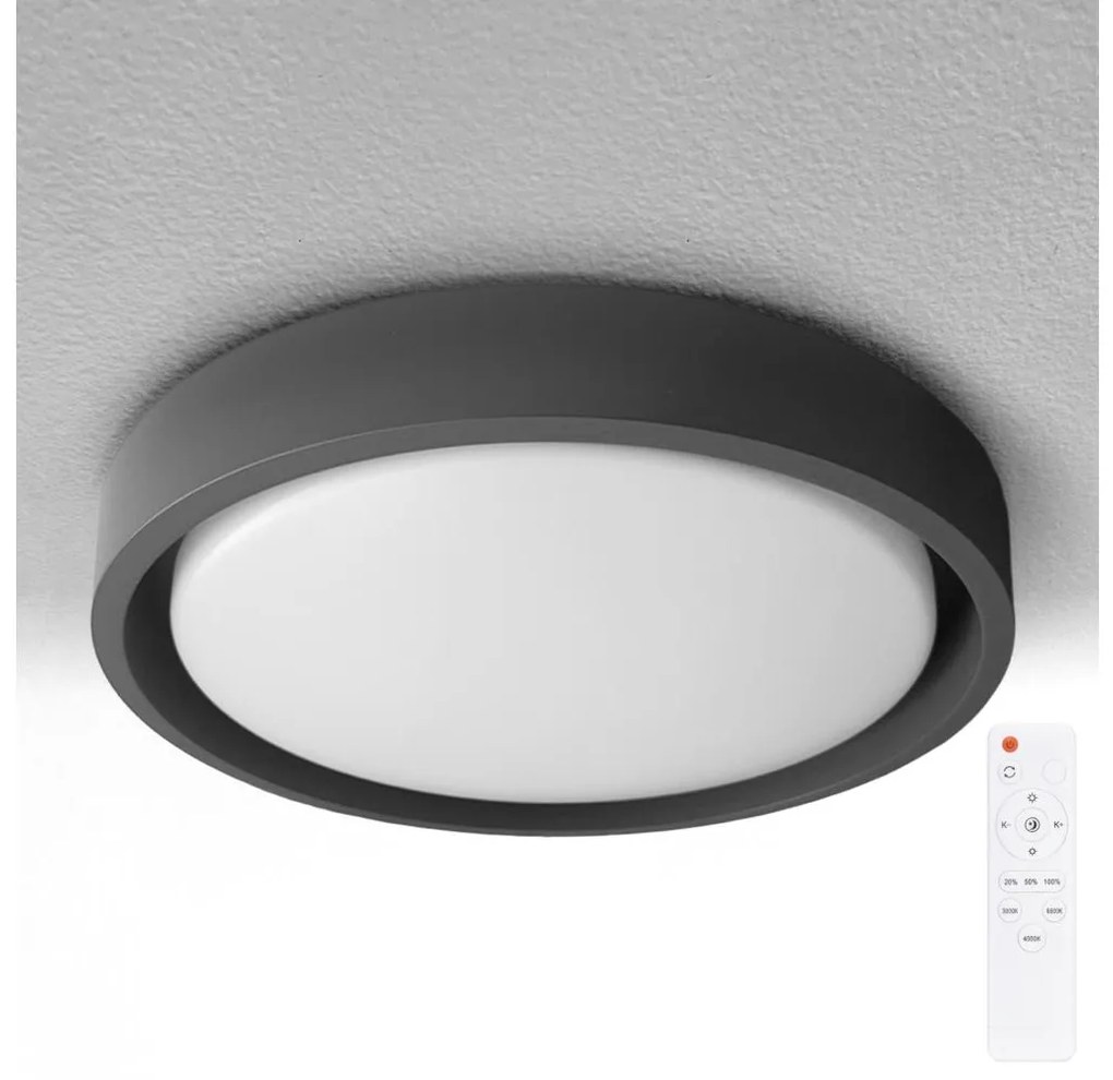 Brilagi -LED Stmív. svítidlo MATTEO LED/60W/230V 3000-6500K pr. 51,5 cm černá+DO