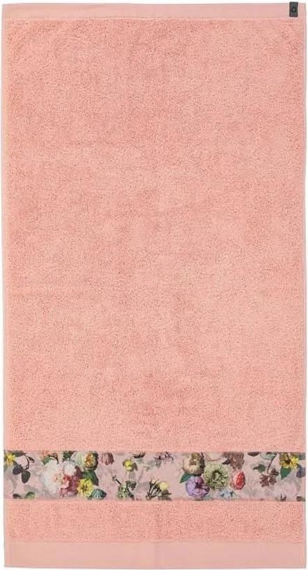 Ručník Fleur 70 x 140 cm růžový