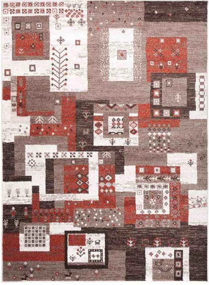 Kusový koberec Ronja terakotový, Velikosti 80x150cm