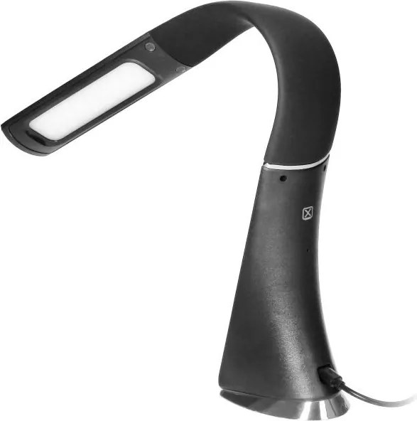 Stolní lampa s budíkem VIRONE DOLOMIT DL-12/B, 5W, 400lm, 4000K, černá