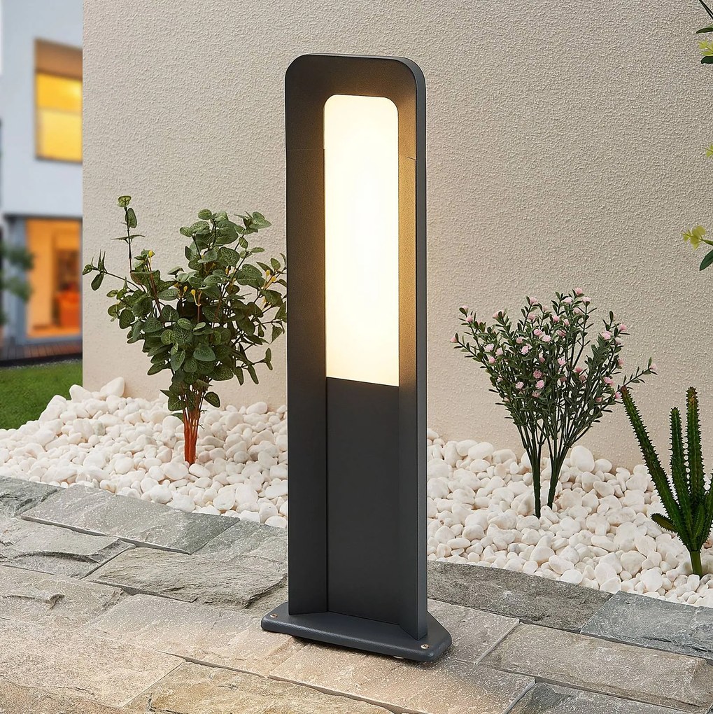 Lucande Secunda LED svítidlo na soklu, výška 50 cm