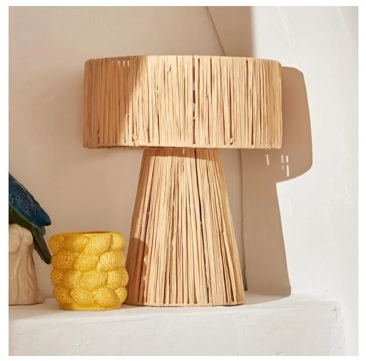Atmosphera - Stolní lampa ORANE 1xE27/40W/230V juta Biano.cz