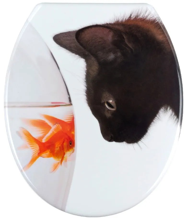 WC sedátko Wenko Fish &amp; Cat, 45 x 37,5 cm