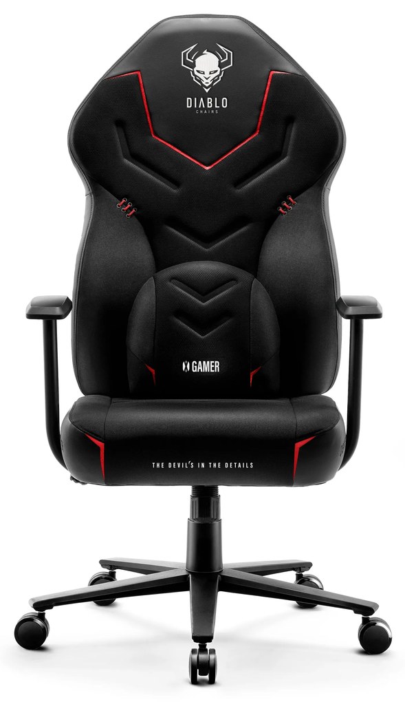 Herní židle Diablo X-Gamer 2.0 Normal Size: černá Diablochairs