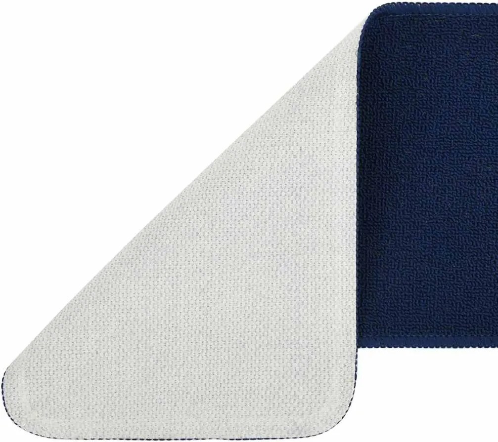 Protiskluzové nášlapy na schody 15 ks 60x25 cm námořnická modř 340398