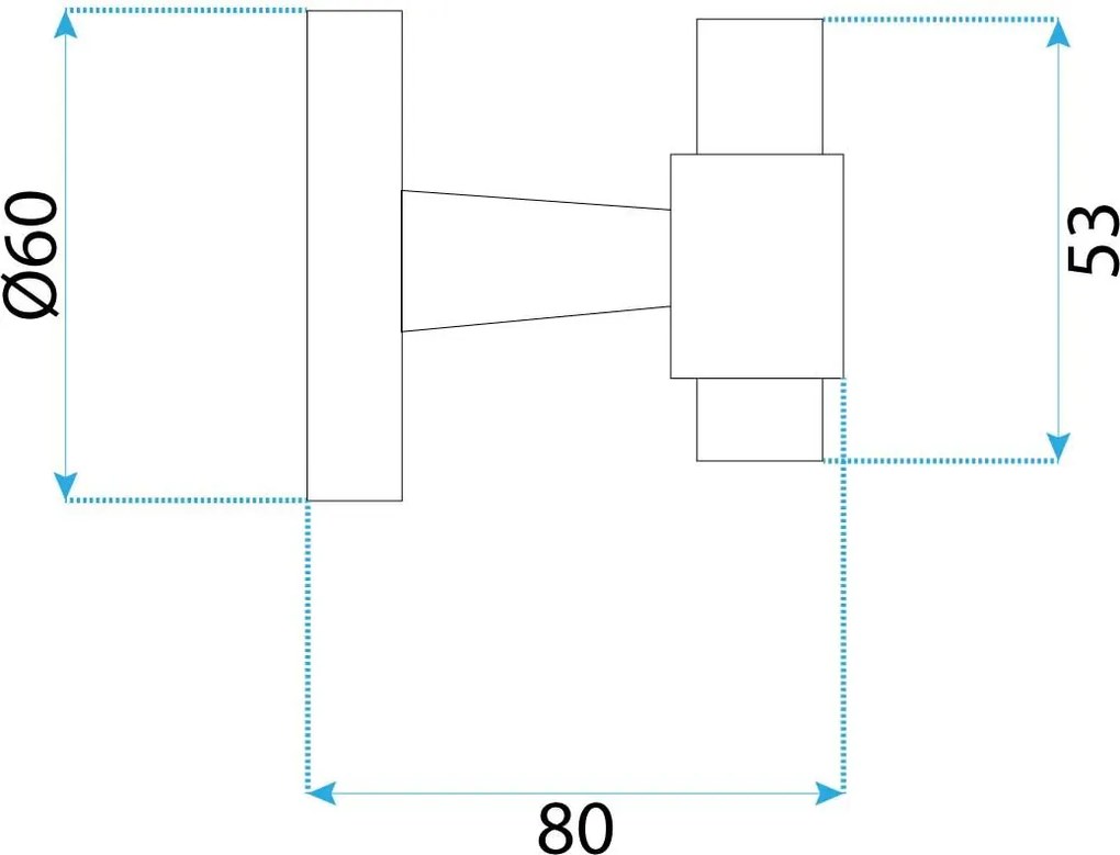 Rea Aristo, koupelnový 1-háček na ručník, broušená ocel, REA-98507
