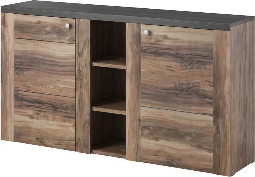 Komoda LOMAR 26 satin ořech / touchwood