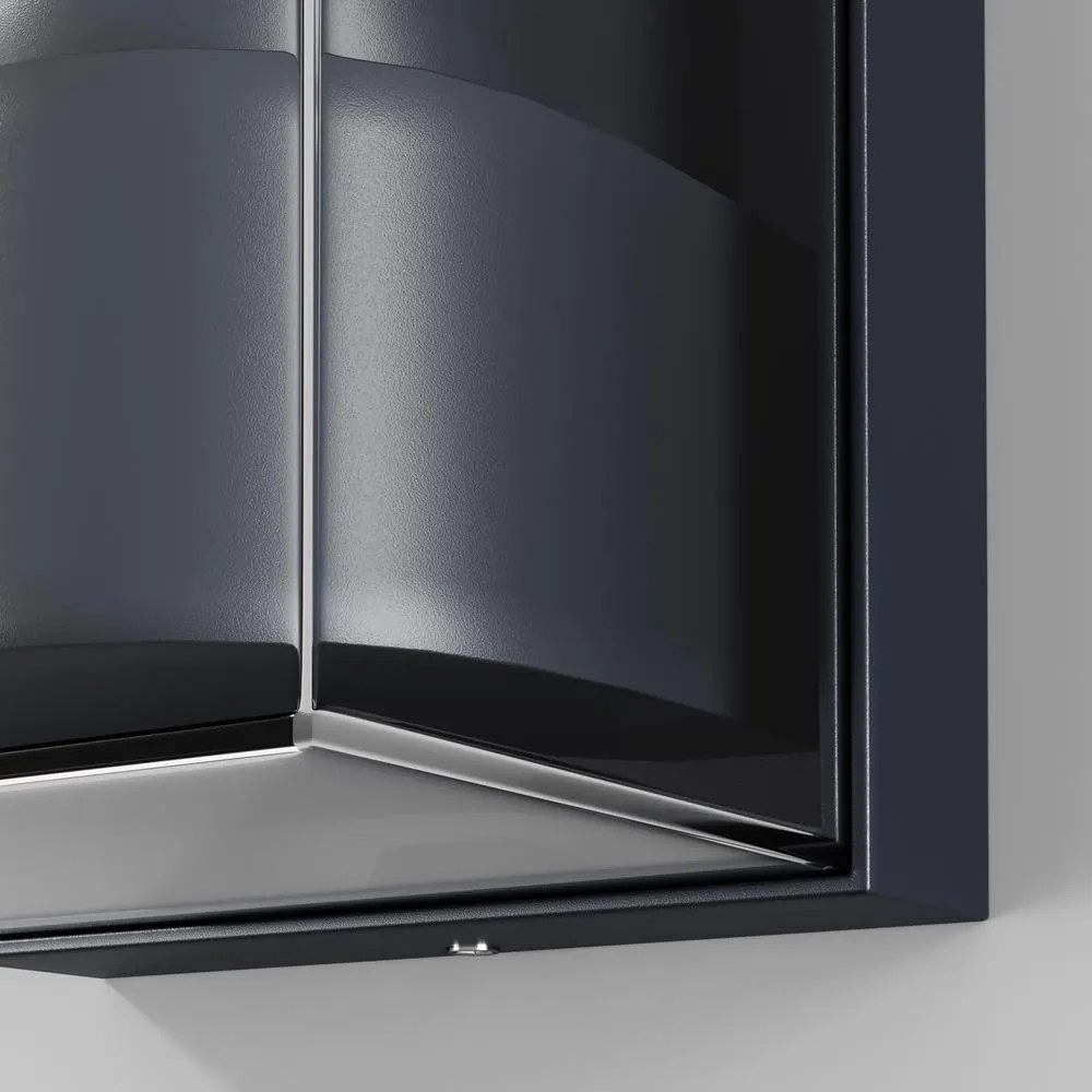 M O450WL-01GF Nástěnné svítidlo Conf E27 15W černý hliník IP65 čiré sklo - MAYTONI