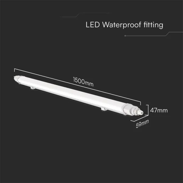 LED Technické zářivkové svítidlo LED/48W/230V 4000K IP65 150 cm