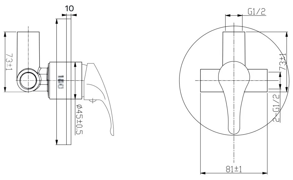 Mereo Lila podomítková baterie s bidetovou sprchou Mbox kulatý kryt nerez chrom CBEE60105BS