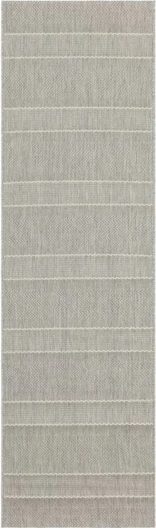 Béžový koberec Granton Beige Stripe Rozměry: 66x240 cm
