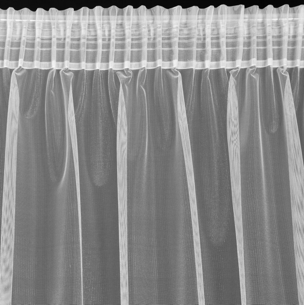 ZÁCLONA NA PÁSCE NEL 350X145 CM BÍLÁ
