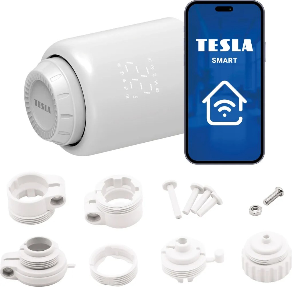 TESLA WiFi SV50 - smart termostatická hlavice