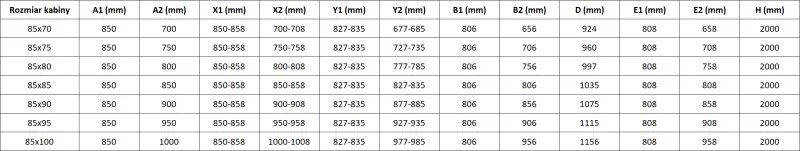 Mexen Lunar-B Duo, výklopný sprchový kout 85 x 75 cm, 8mm čiré sklo, profil růžové zlato, 832-085L-075P-60-00