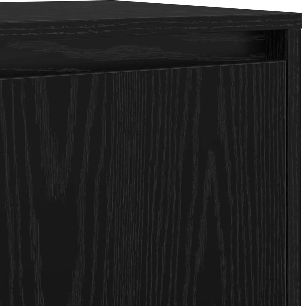 Konzole 2 ks Černý dub 70 x 41 x 75 cm Kompozitní dřevo 3393514