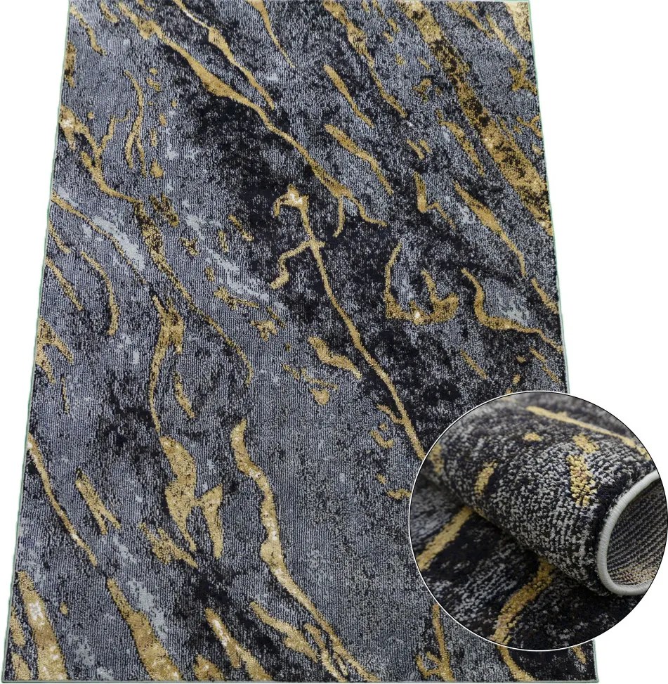 BE Koberec Microsofty 8303 MULTI - vícebarevný obdélníkový Rozměr: 60x100 cm