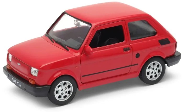 Welly Fiat 126 Maluch 1:34 krémový