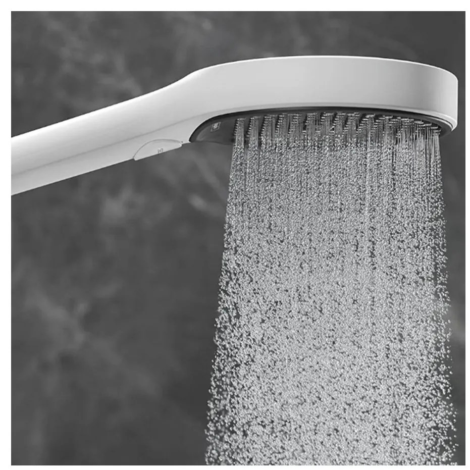 Hansgrohe Rainfinity, ruční sprchová hlavice 130 3-funkční, bílá matná, 26864700