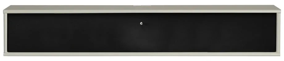 Černo-béžový TV stolek 133x22 cm Mistral – Hammel Furniture