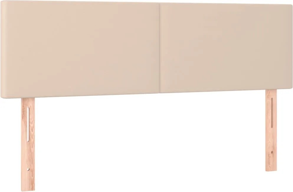 Box spring postel s matrací cappuccino 140x200 cm umělá kůže 3141010