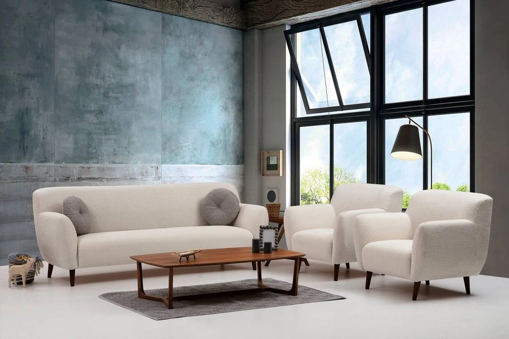 Designové křeslo Laelia béžové