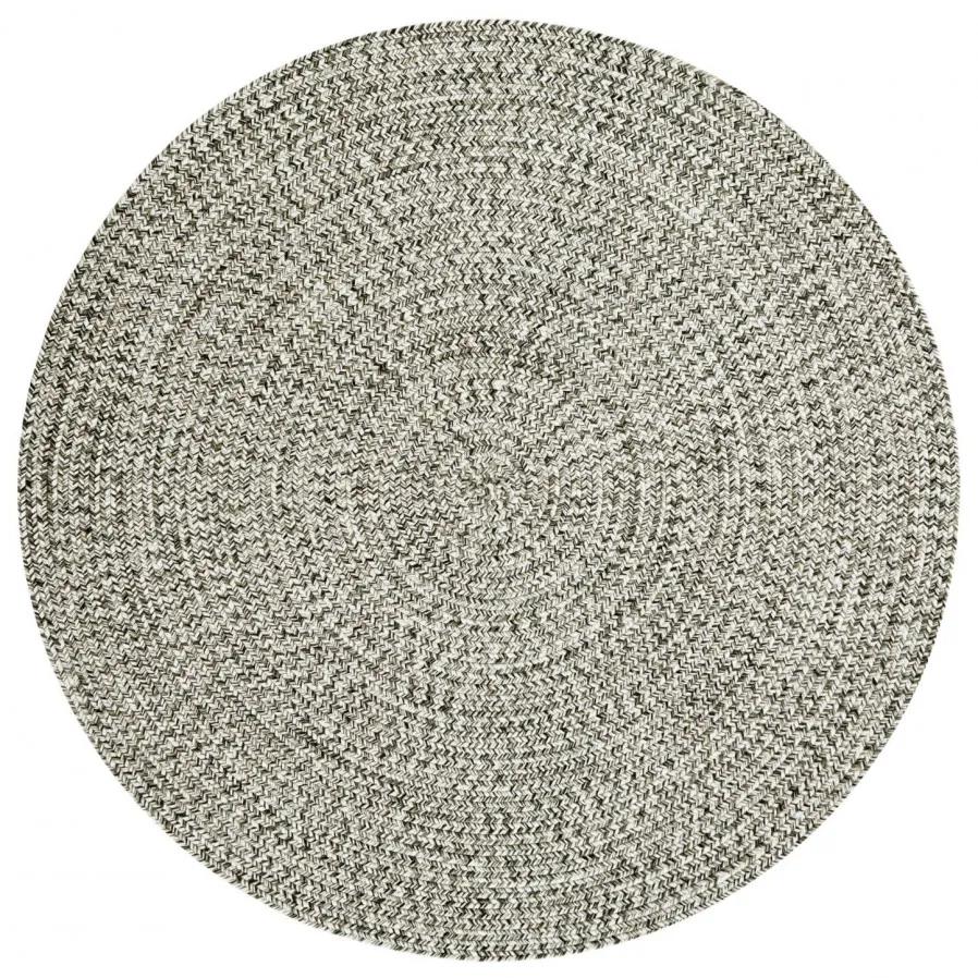 Hans Home | Kusový koberec Braided 105552 Melange kruh – na ven i na doma - 200x200 (průměr) kruh