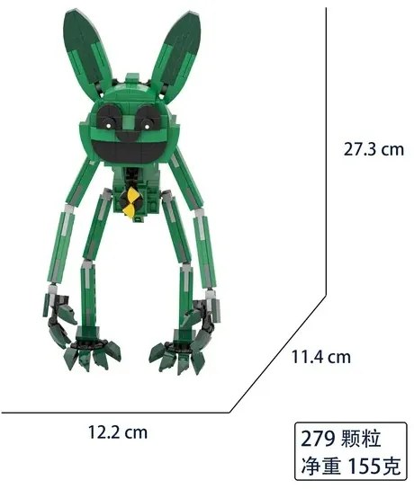 Poppy Playtime Smiling Critters stavebnice - ještě strašidelnější Barva: 14