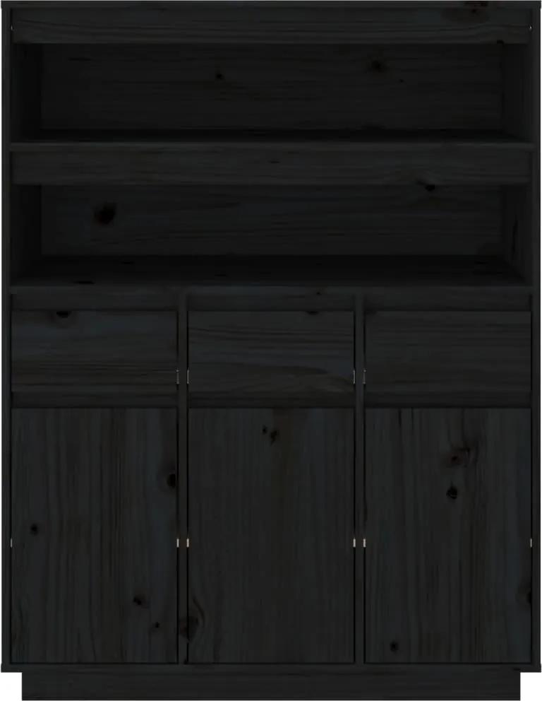 vidaXL Skříň highboard 89 x 40 x 116,5 cm masivní borové dřevo [818219] Barva: medová hnědá