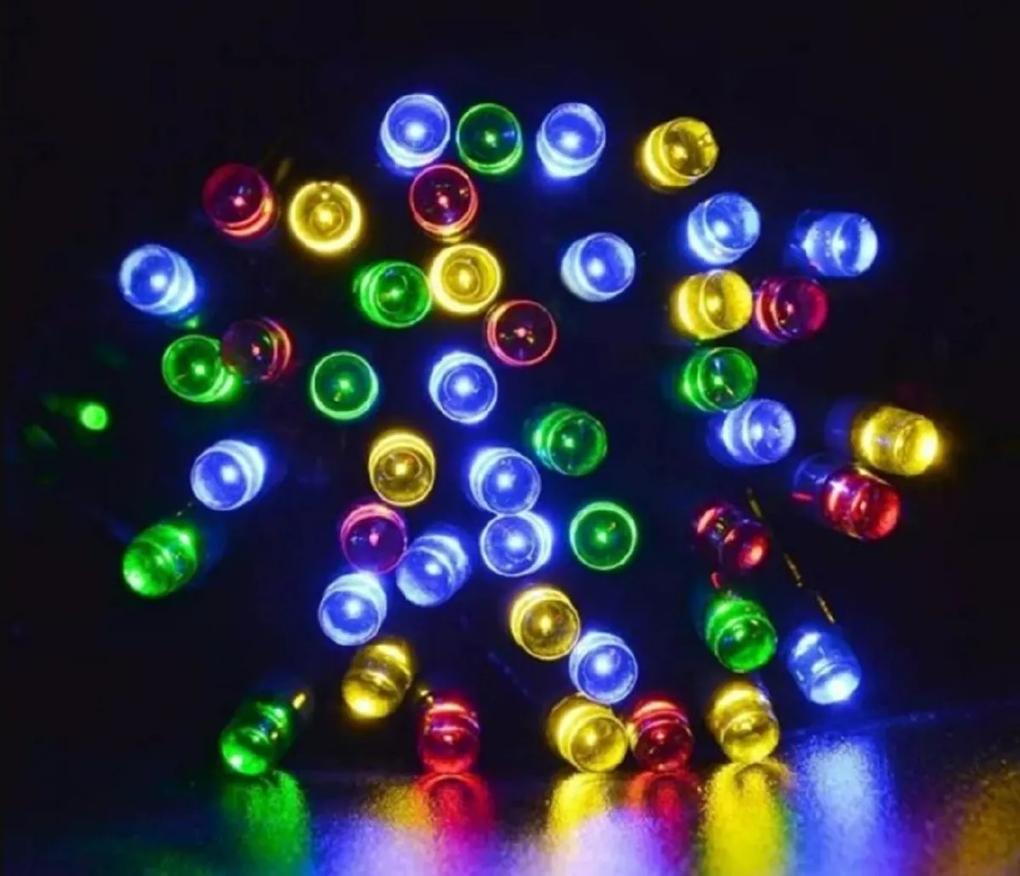 Venkovní LED vánoční řetěz, různobarevná, 20m, 1000 LED, se záblesky nebo stálé svícení