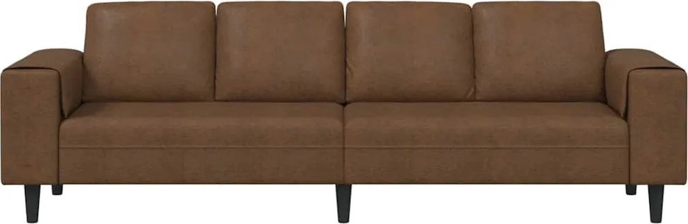 Pohovka do obývacího pokoje Hnědá 250 x 77 x 76 cm 3335108