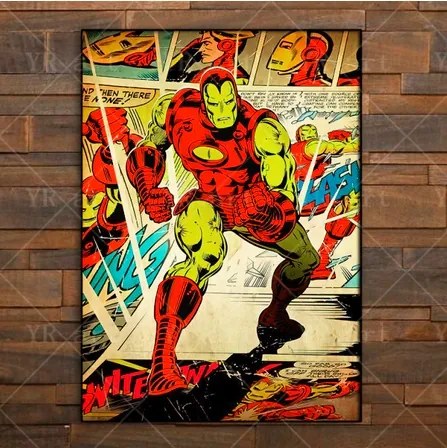 Obraz Marvel Superhrdinové, více motivů Motiv: MW-K7 Iron Man, Rozměry (cm): 13x18 cm