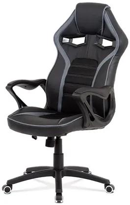 Kancelářská židle KA-G406 GREY šedá