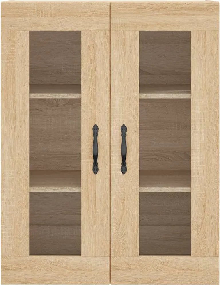 Skříň highboard dub sonoma 69,5 x 34 x 180 cm kompozitní dřevo 3198372