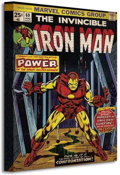 Obraz na plátně Marvel Iron Man (Power) 30x40cm WDC92200