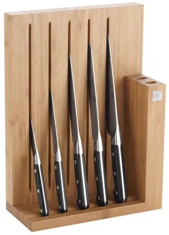 Zwilling Pro bambusový magnetický blok s noži 6 ks, 38438-000