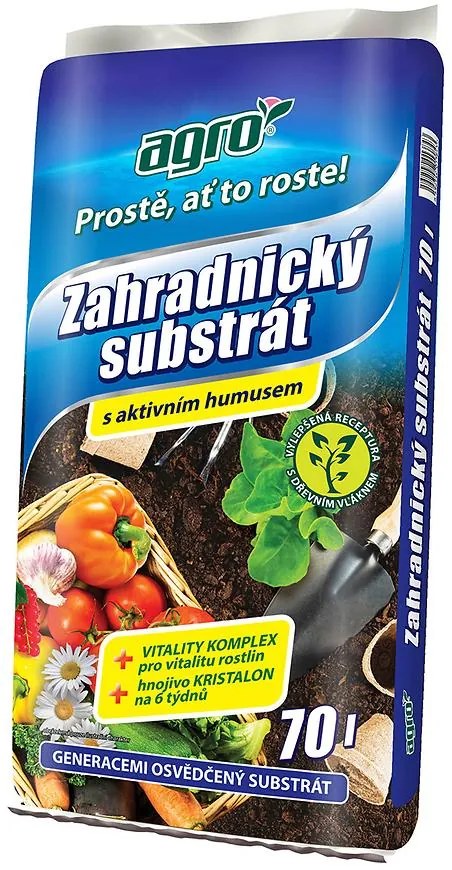 Agro zahradnický substrát 70 l