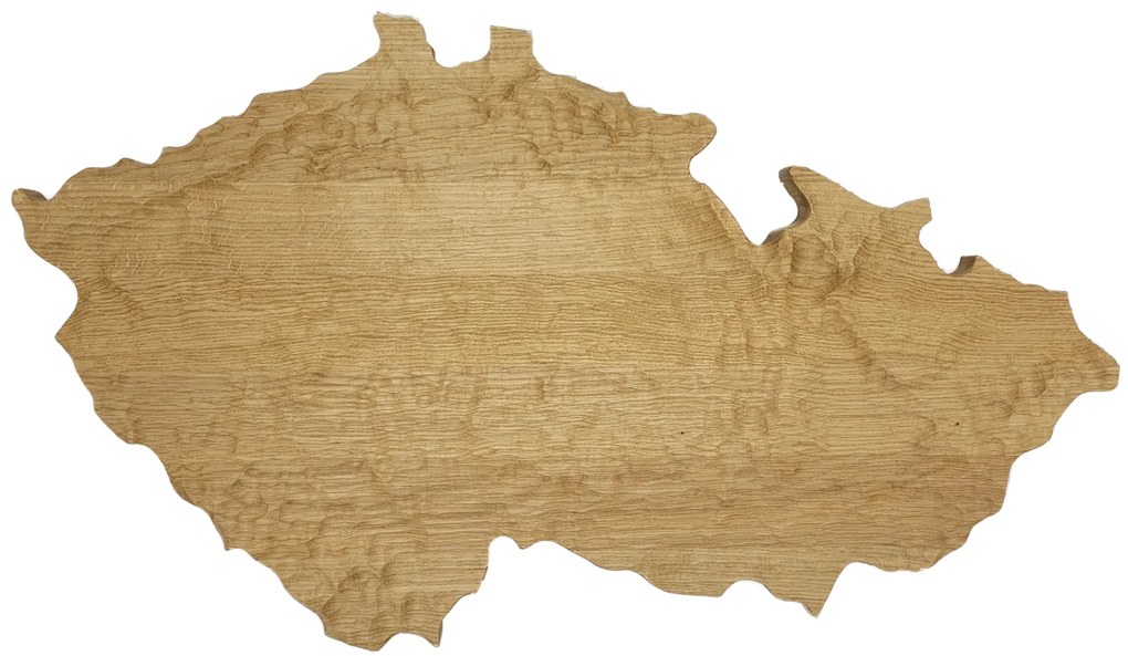Havlíček truhlářství 3D Mapa České republiky, dřevěná, 228x129 cm