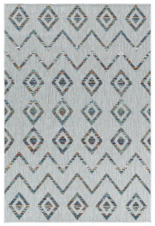 Ayyildiz, Kusový koberec Bahama 5152 Multi – na ven i na doma, 140x200, šedá, chodba / předsíň