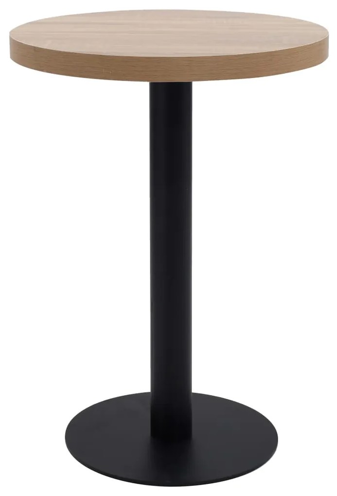 Bistro stolek světle hnědý 60 cm MDF 286421