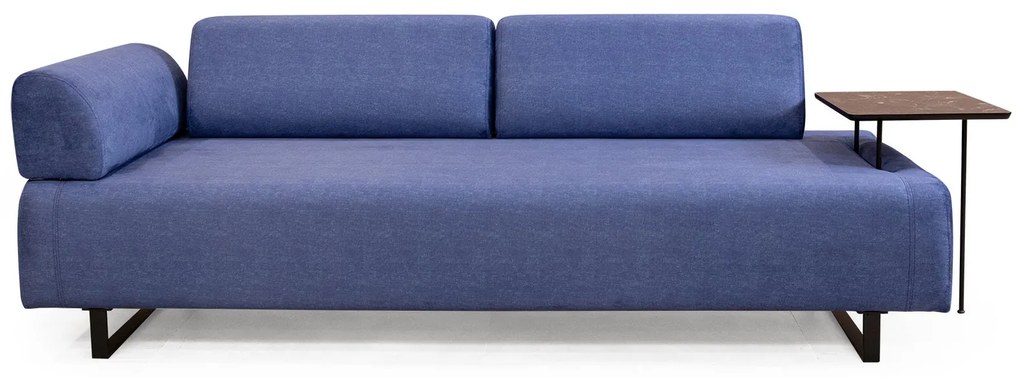 Hanah Home Pohovka INFINITY s postranním stolkem modrá 560ARE1322