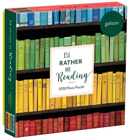 Galison Puzzle Raději bych si četl 1000 dílků