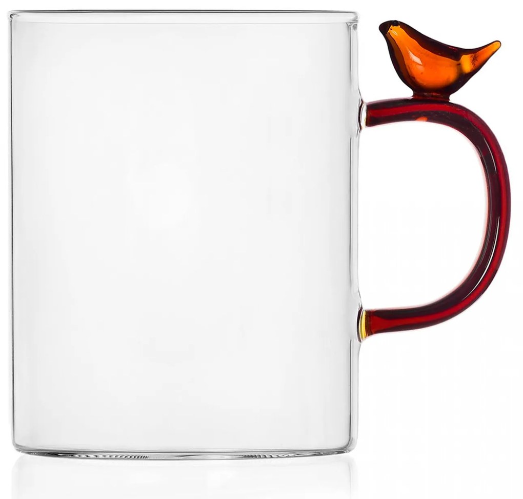 Ichendorf Milano designové sklenice na vodu Mug Amber Bird