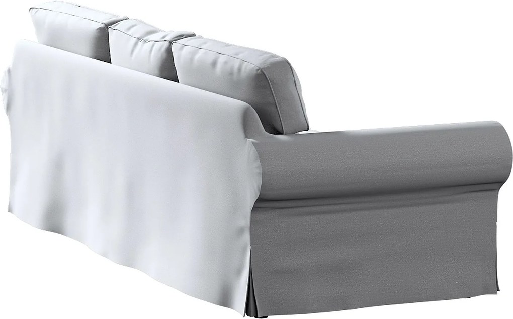 Potah na pohovku IKEA Ektorp 3-místná, nerozkládací barva šedá látka sametová