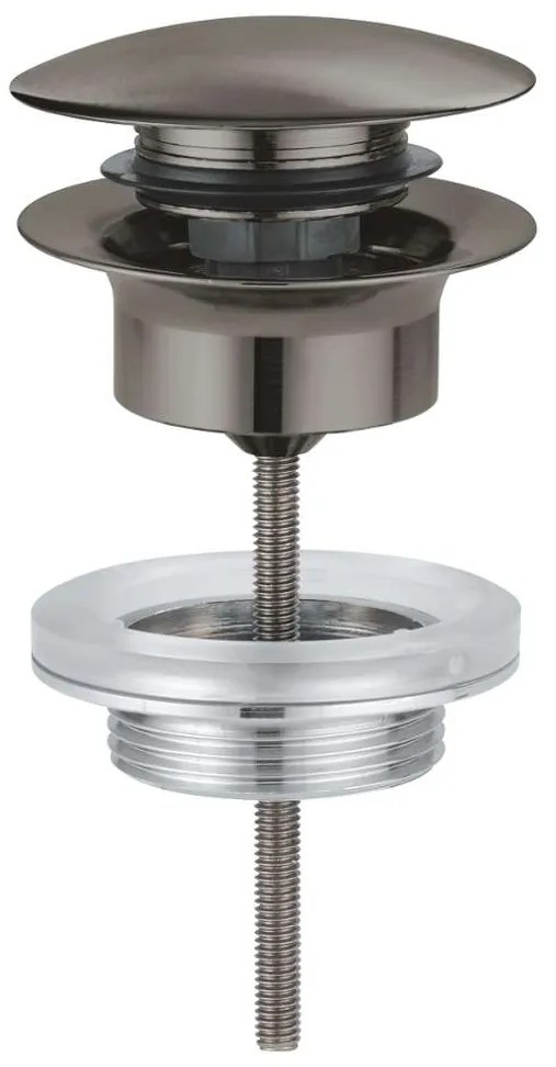 Grohe - Odpadová souprava, kartáčovaný Hard Graphite 65807AL0