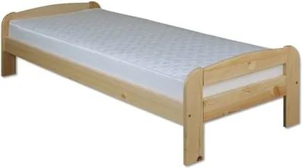 HMmax Postel jednolůžková LK 122 masiv borovice rozměry postele: 80 x 200, Barevné provedení dřeva: natural - přírodní