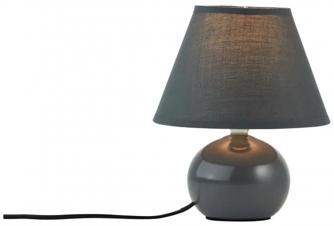 Brilliant 61047/63 Keramická stolní lampa PRIMO šedá