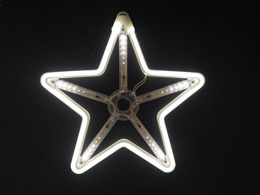 Vánoční LED světelná hvězda, studená bílá, různé velikosti na výběr Velikost (cm): 30cm