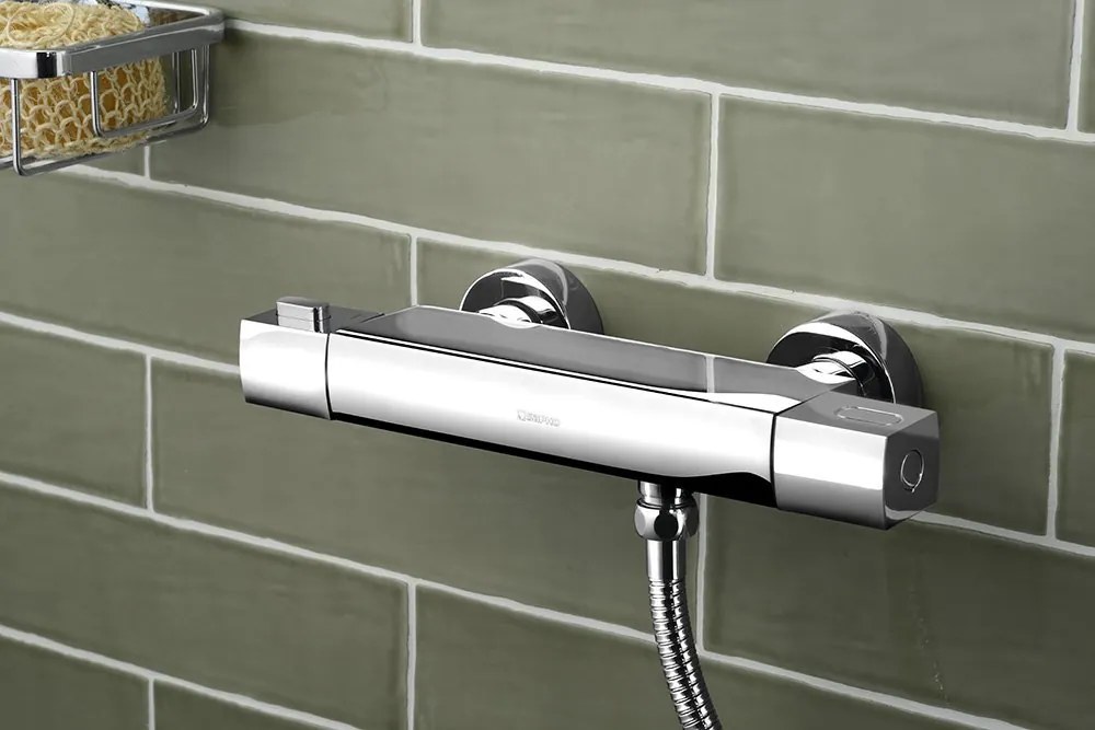 Sapho, MIXONA nástěnná sprchová termostatická baterie, chrom, MG411