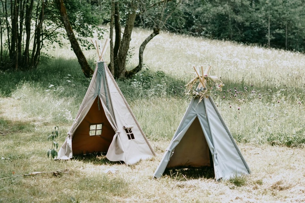 Vigvam design Venkovní Teepee Wild Child, Sand - ČTVERCOVÉ BEZ DOPLŇKŮ